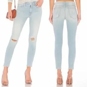 MOTHER | Jeans | Mother The Looker Sacred Slit Ankle Paint Splatter ...